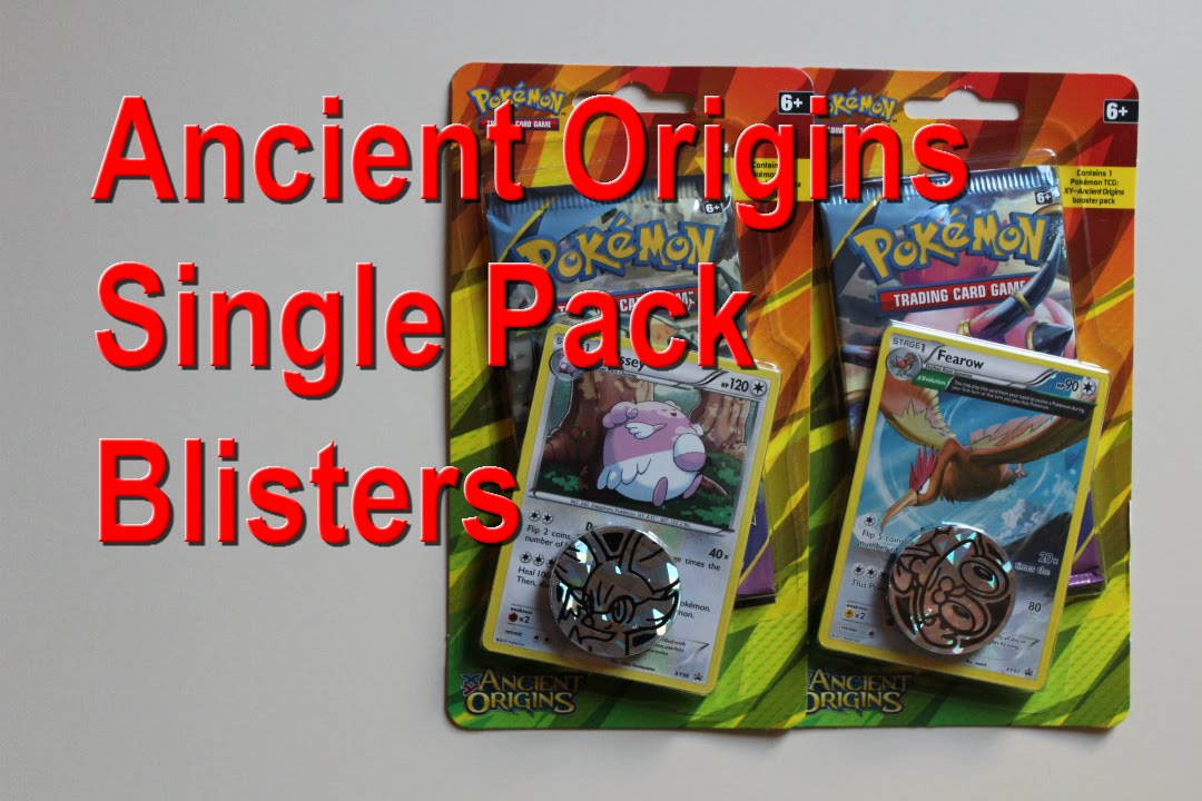 Pokémon TCG Ancient Origins Single Pack Blisters + Win a free Pokémon ...