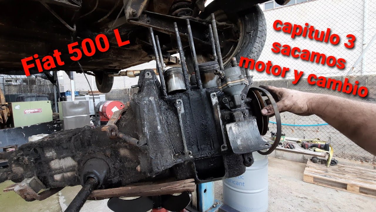 Fiat 500 L Capitulo 3 Sacar Motor Y Cambio Del Coche YouTube fiat-500-l-capitulo-3-sacar-motor-y-cambio-del-coche-youtube
