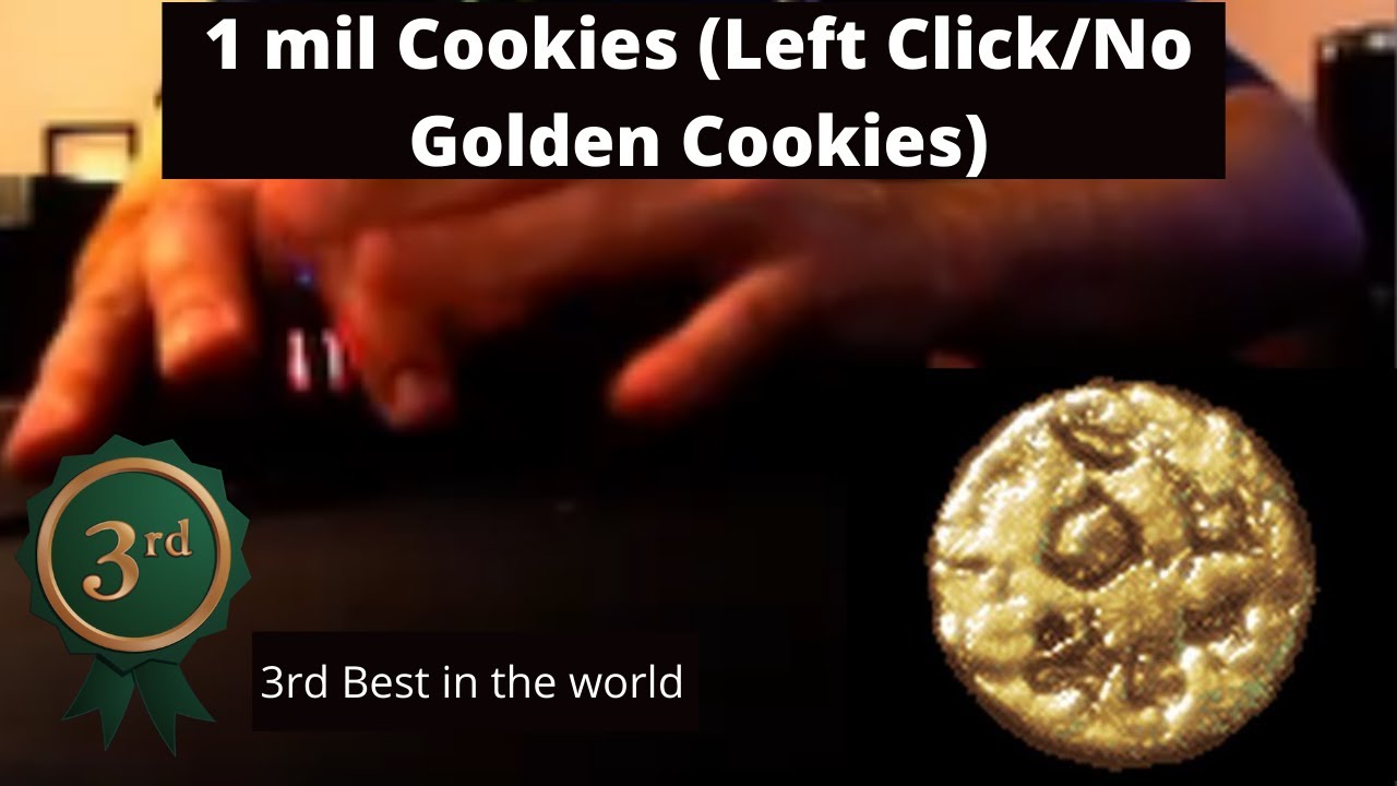 Cookie Clicker 1 Million Cookies Left Click and No Goldens in 20 ...