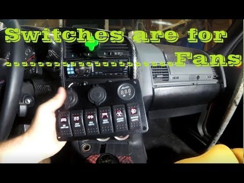 E36 M3 switch panel begins, trunk fix and grill isntall - YouTube