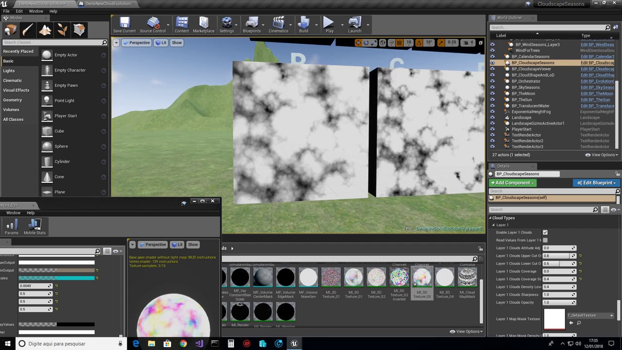 UE4 - Cloudscape Seasons - preparing for HowTo video series - YouTube