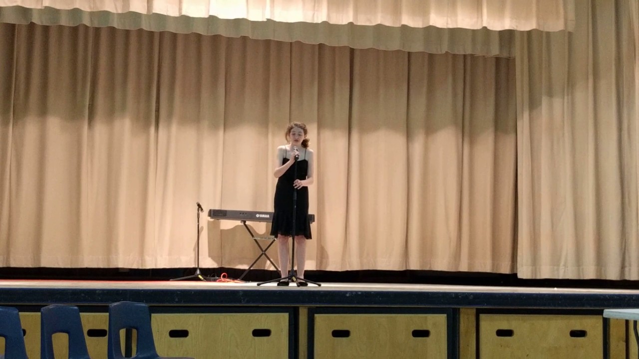 Bellwood PS 2017 Talent Show: Abbey sings Skyscraper - YouTube