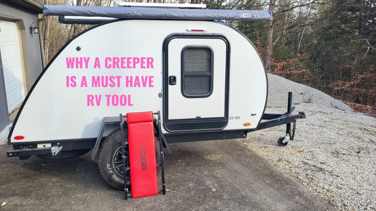 Why a Creeper is a must have RV tool! DIY camper sealing. - YouTube