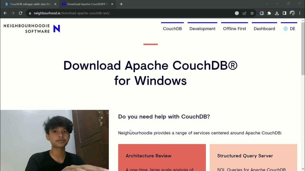 Tutorial cara menginstall CouchDB di windows - YouTube