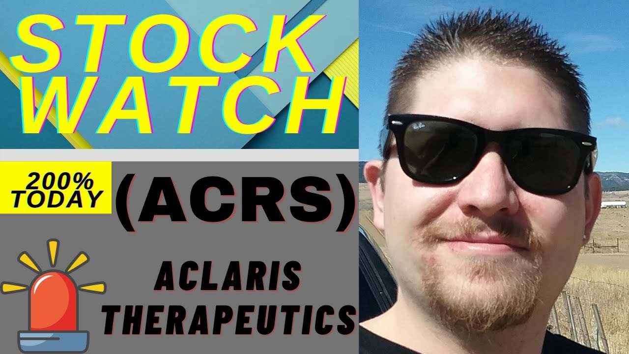 Aclaris Therapeutics ACRS Stock up 200% today 1-19-21 Stock on fire ...