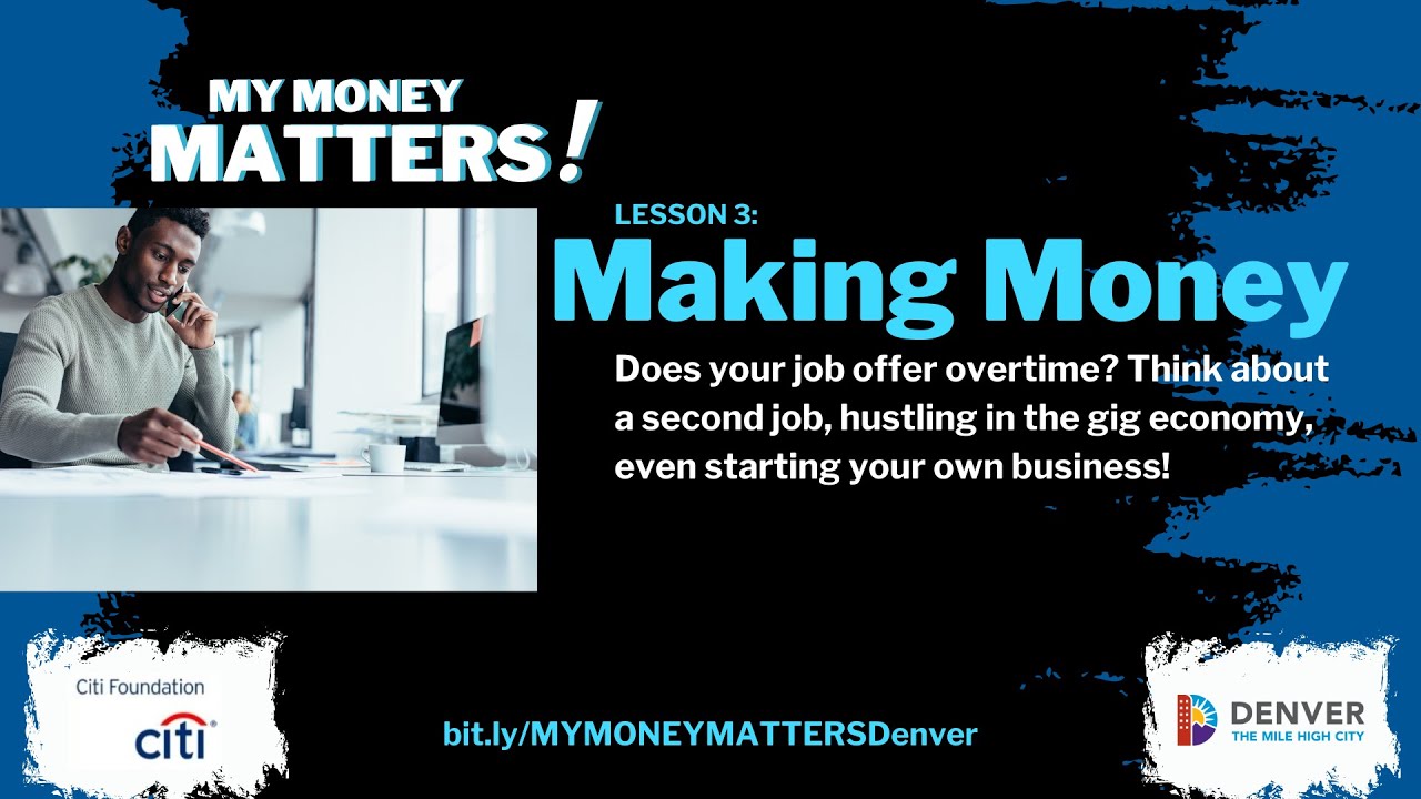 My Money Matters! Lesson 3: Making Money - YouTube