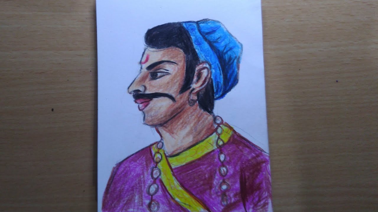 महाकवि बिहारी का चित्र बनाना सीखें How to draw Bihari das ji / Bihari das ji drawing - YouTube