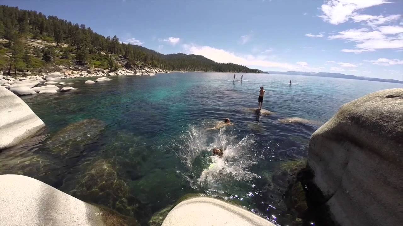 Rock Diving - Lake Tahoe 2015 - YouTube