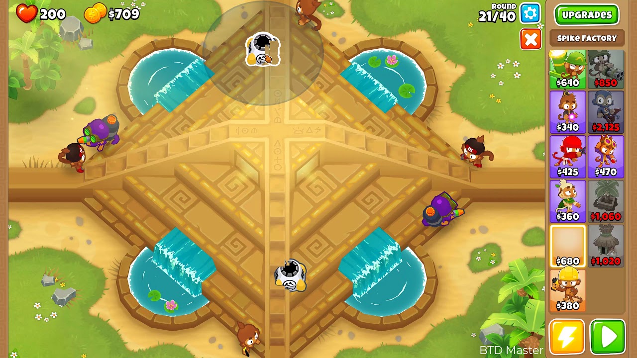 Adora's Temple Easy Difficulty - Bloons TD 6 - YouTube
