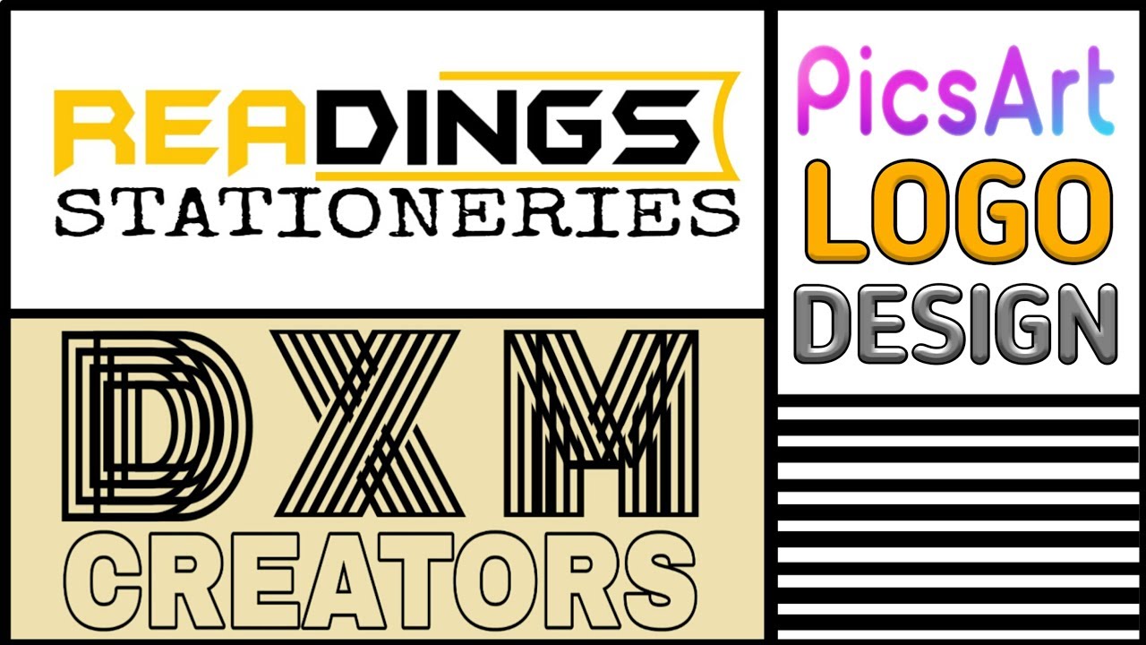 How to create a Fabulous Logo in PicsArt || Free Logo Designing ...