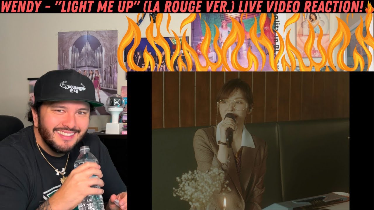 WENDY - "Light Me Up" (La Rouge Ver.) Live Video Reaction! - YouTube