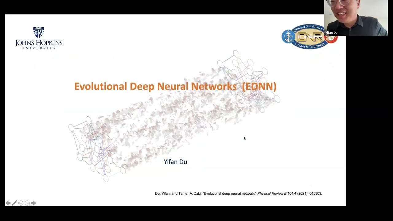 Student Chapter Seminar by Yifan Du on "The Evolutional deep neural network for time dependent ...