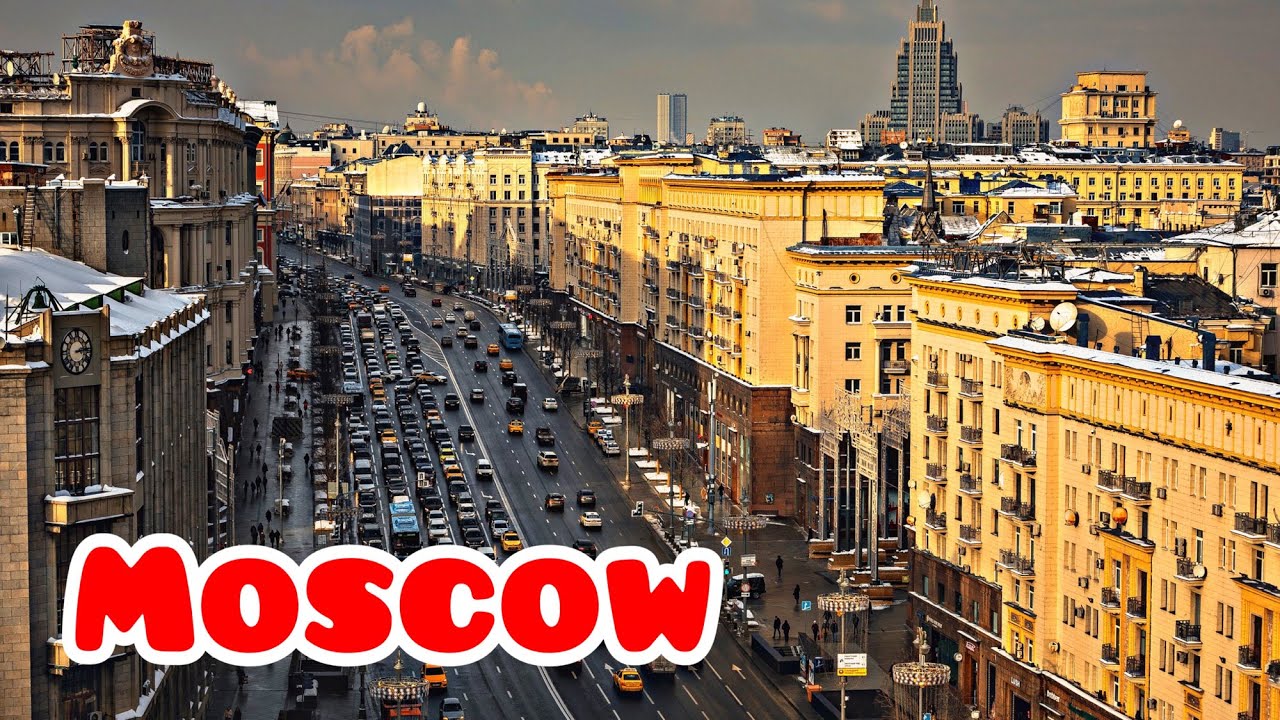 Evening walk in Moscow, Walk around Moscow - YouTube