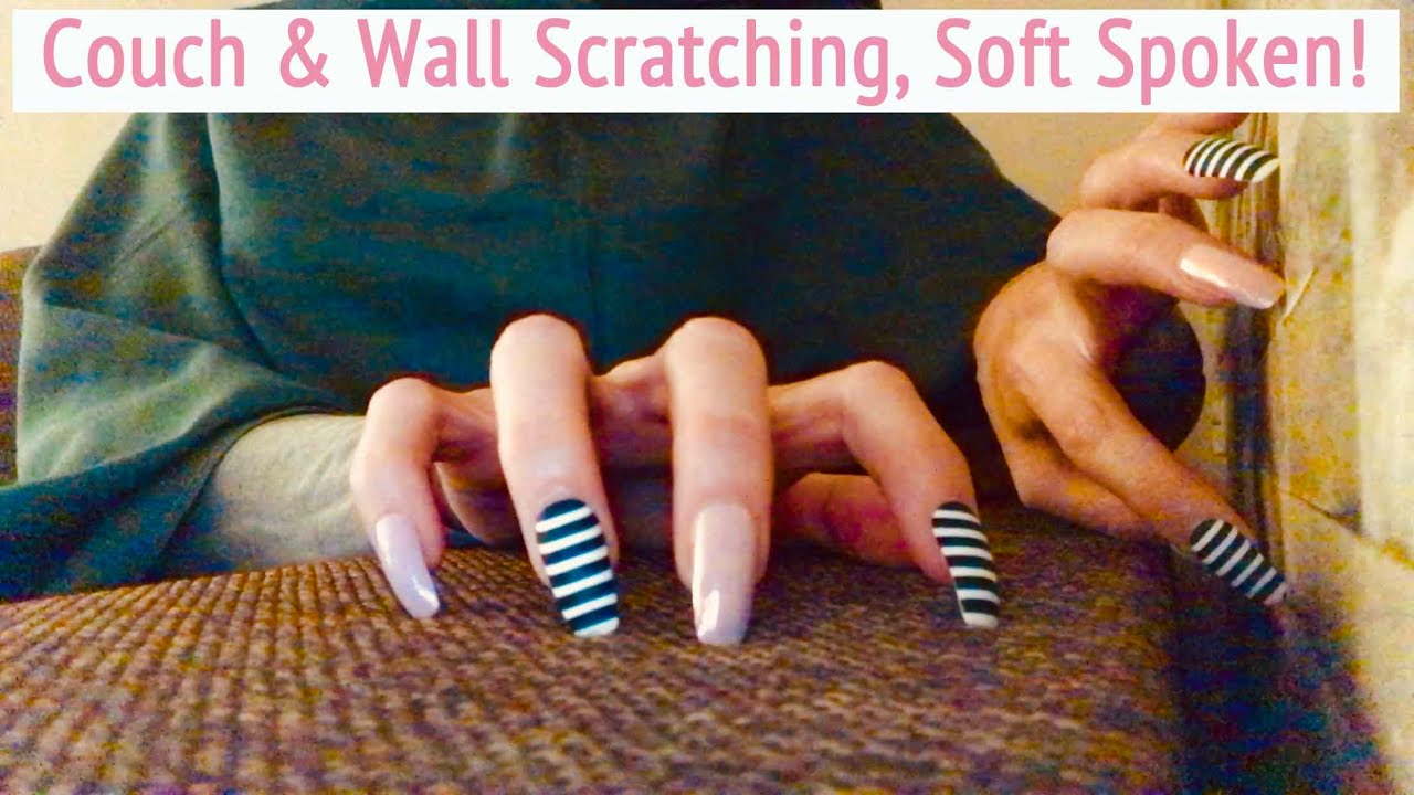 ASMR * Couch & Wall Scratching * Fast Scratching, Tapping * Nail ...