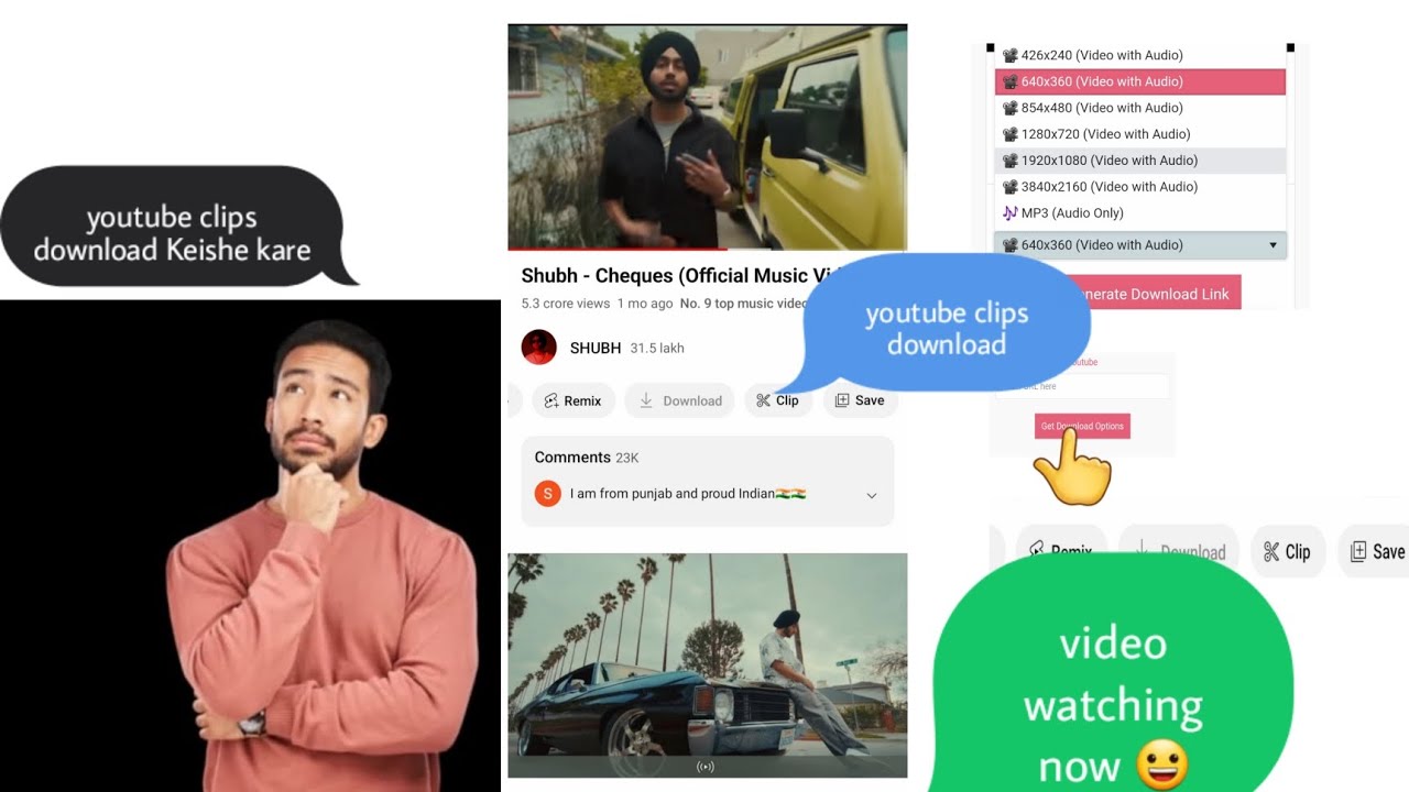 youtube clips download in easy ab video watching now #tech #video # ...