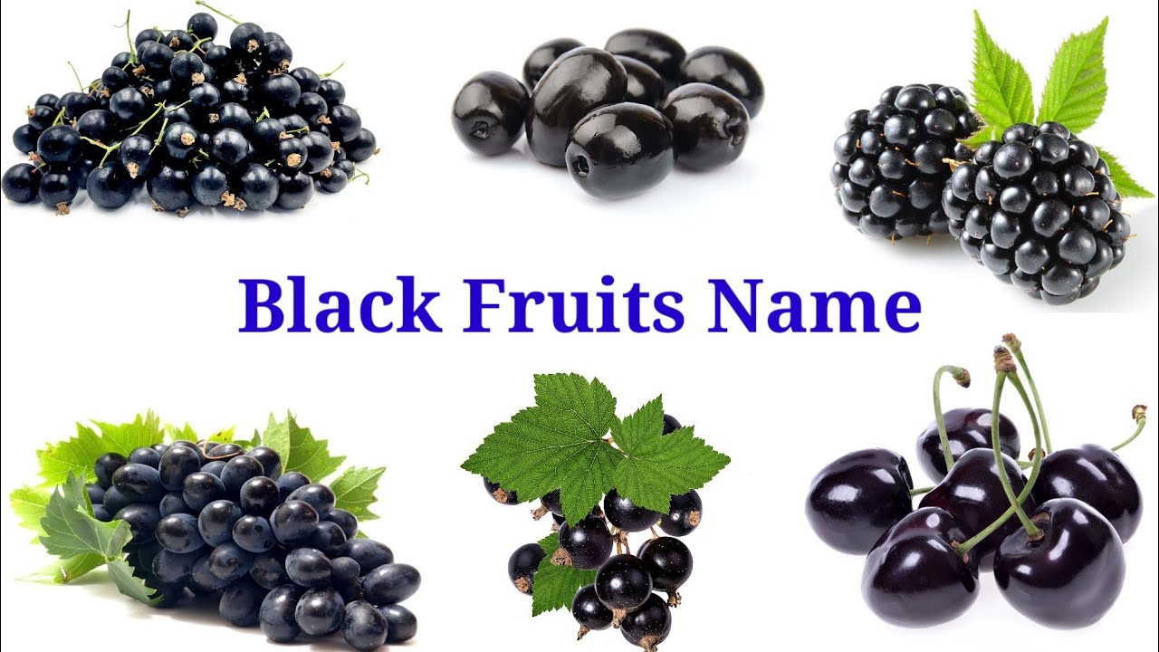 Black Fruit Name। काले फलों के नाम।। - YouTube