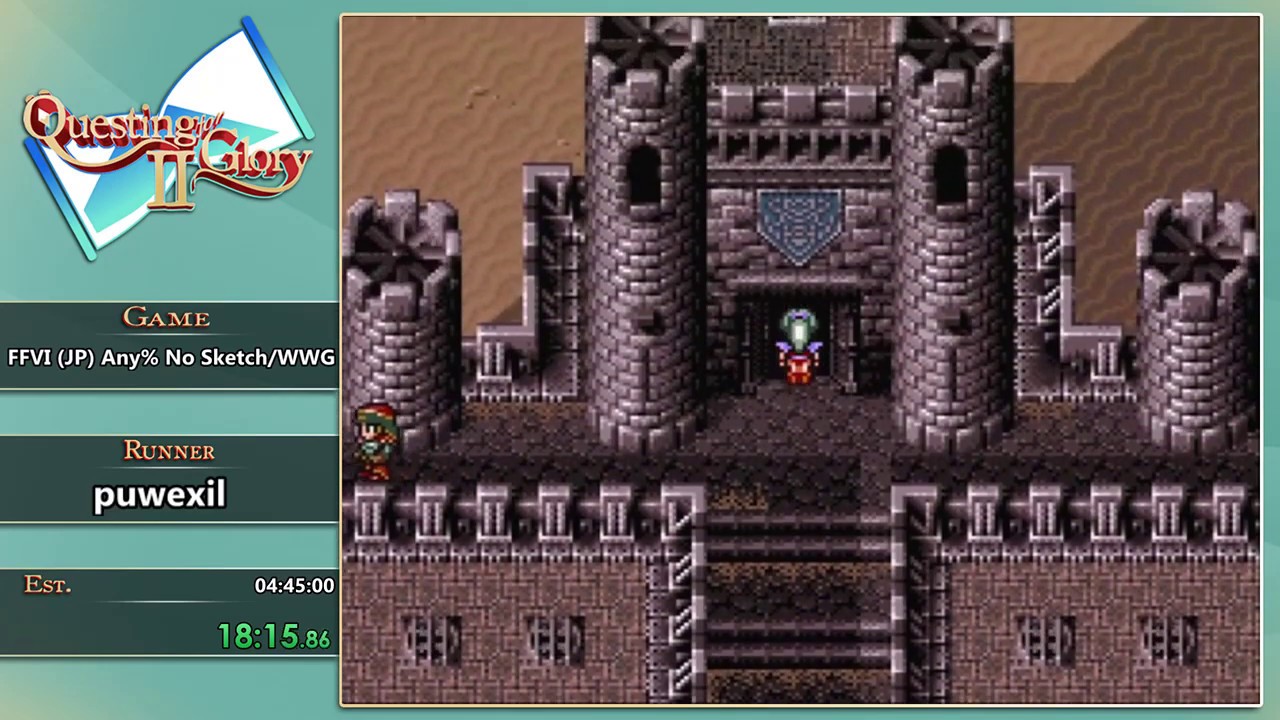 Questing for Glory 2: Final Fantasy VI (JP) Any% No Sketch/Wrong Warp ...