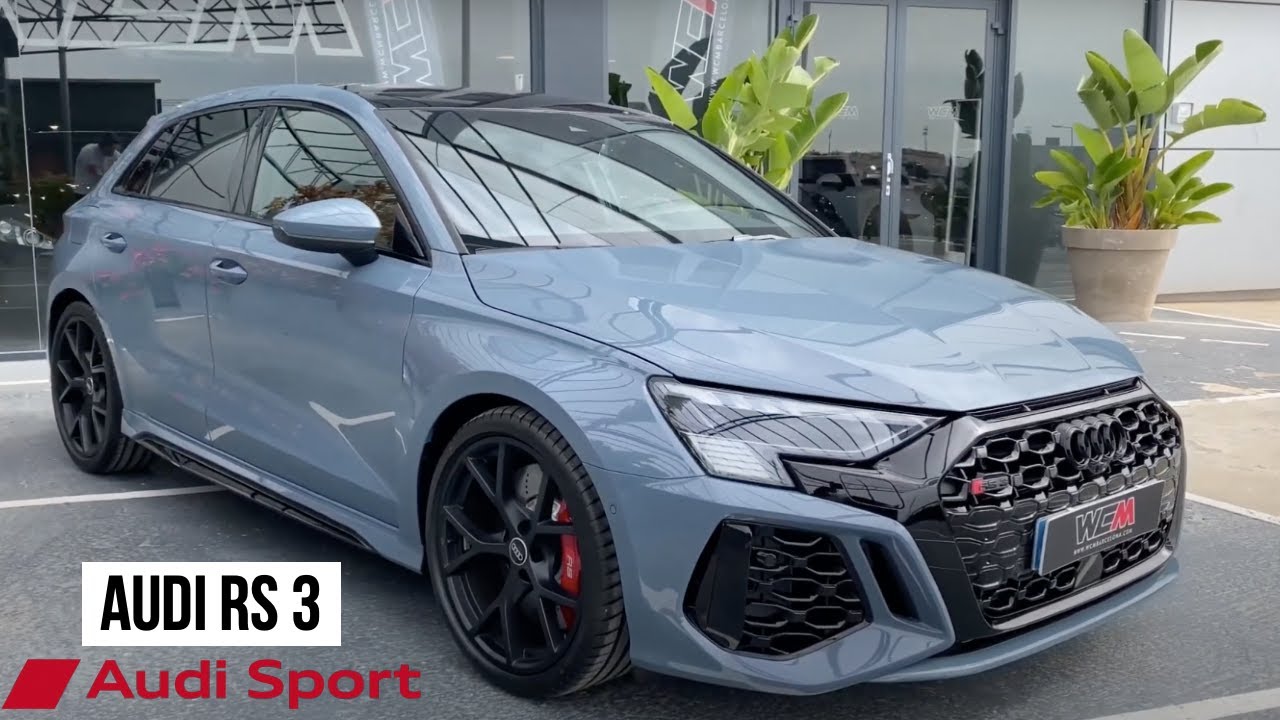 Audi RS 3 2022 - Kemora Grey - WCM Barcelona - YouTube