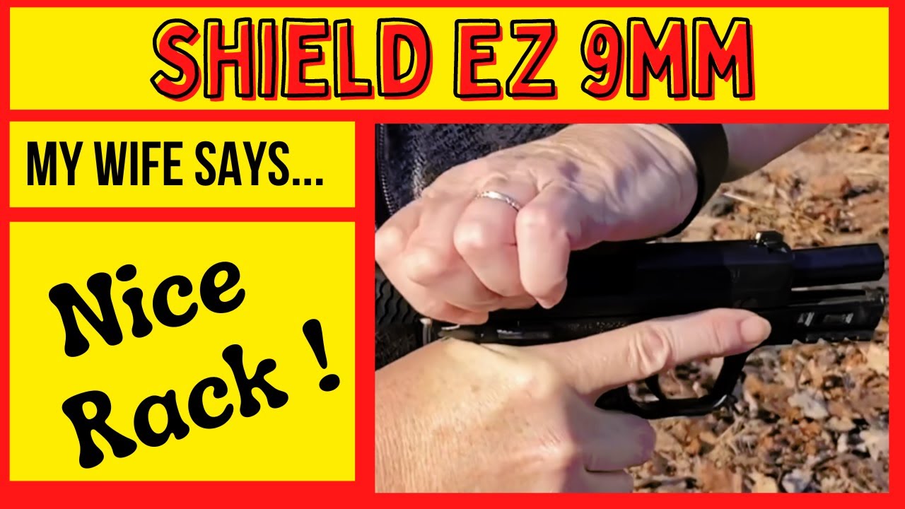 M&P Shield EZ 9mm. EASY to RACK the SLIDE? How EZ is it? - YouTube