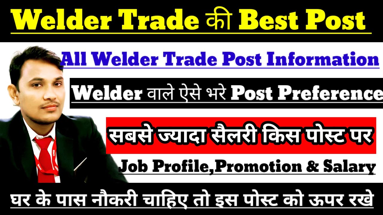 Best Post Of Welder Trade In Technician-2024 | Technician-24 में Welder ...