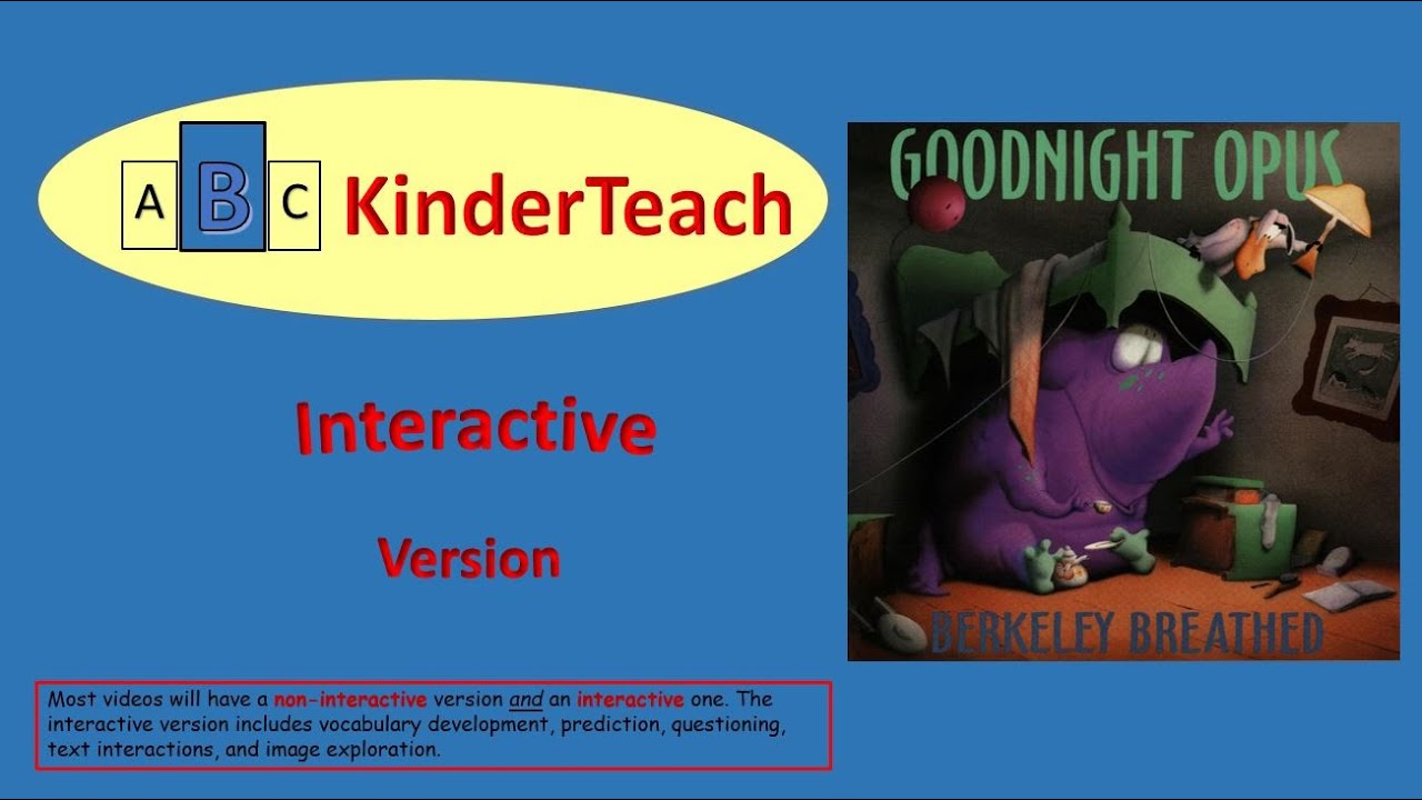 Goodnight Opus - Interactive Read Aloud - YouTube