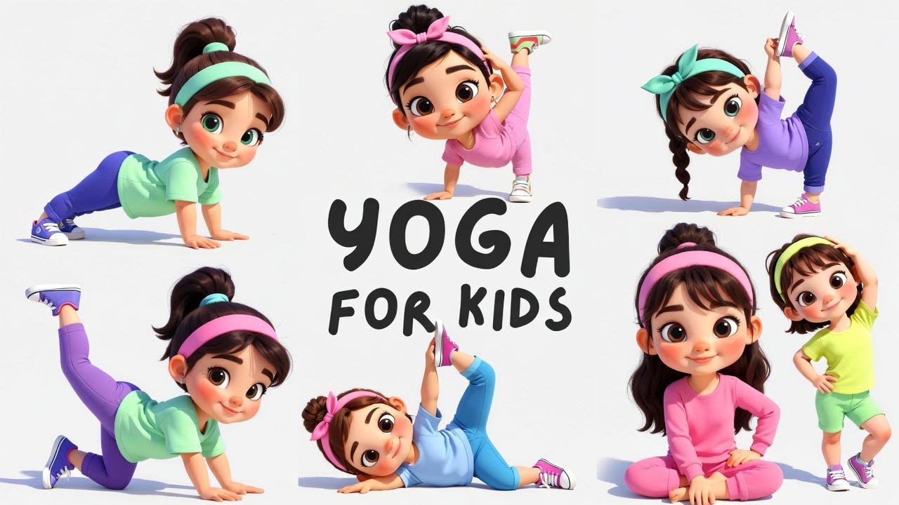 Kids Yoga Full Body Workout | Fun Yoga for Kids (5–14 Years) | Daily ...