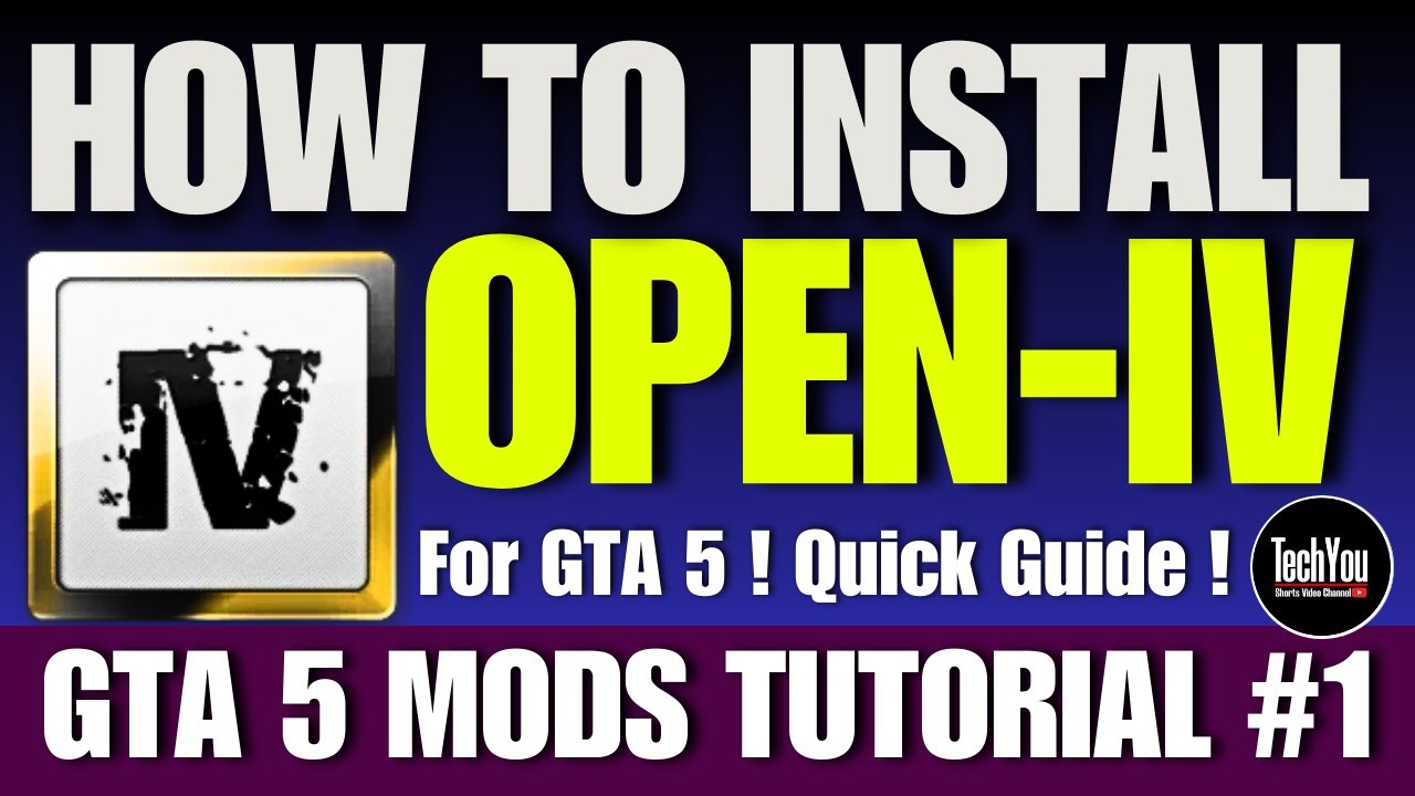 How to Install OpenIV for GTA V Mods | Complete Guide for Beginners ...