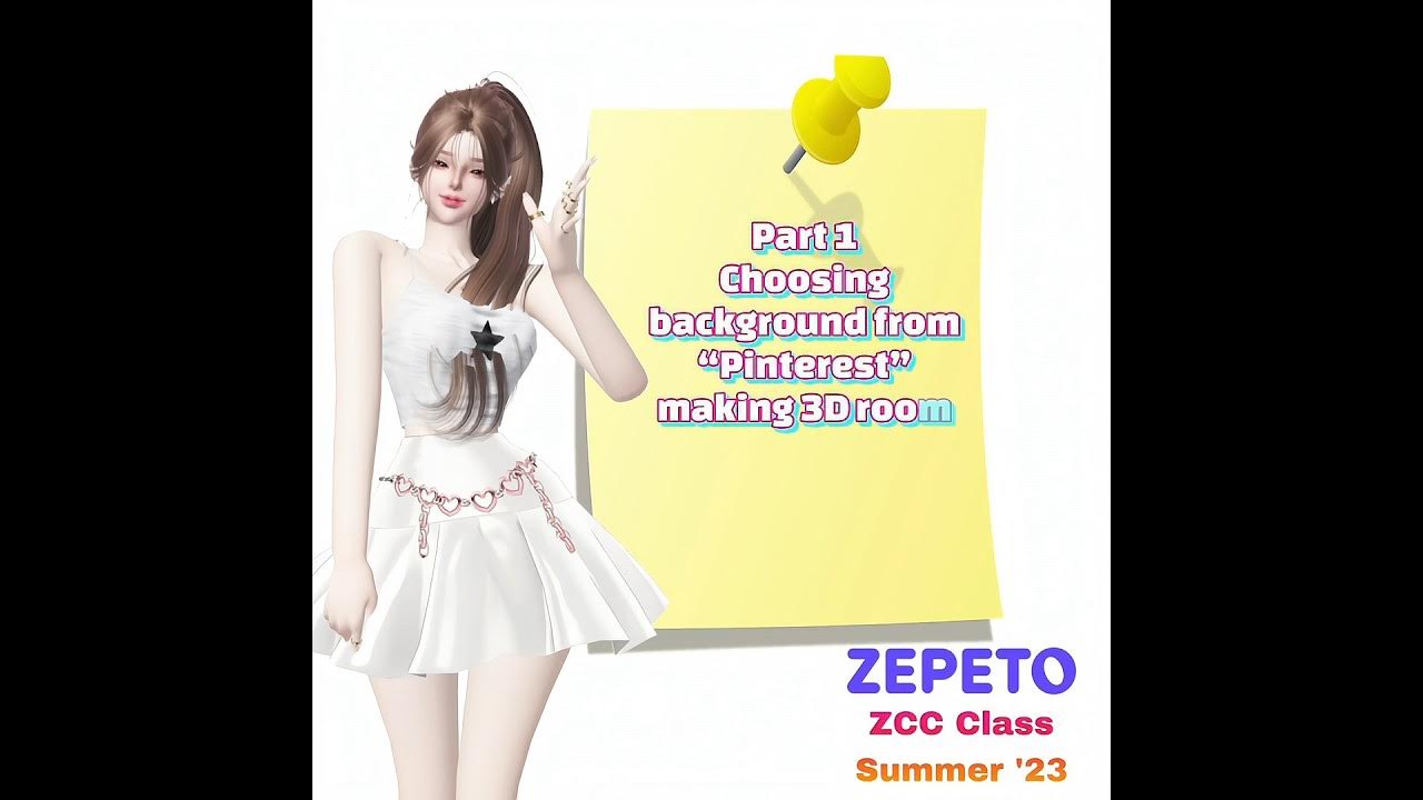 ZEPETO ZCC intermediate class part 1/ background - YouTube