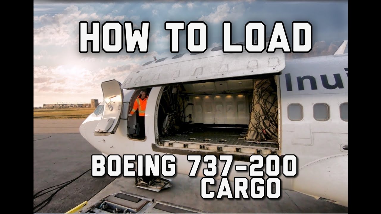 How to load - B737-200 Cargo twin-jet - YouTube