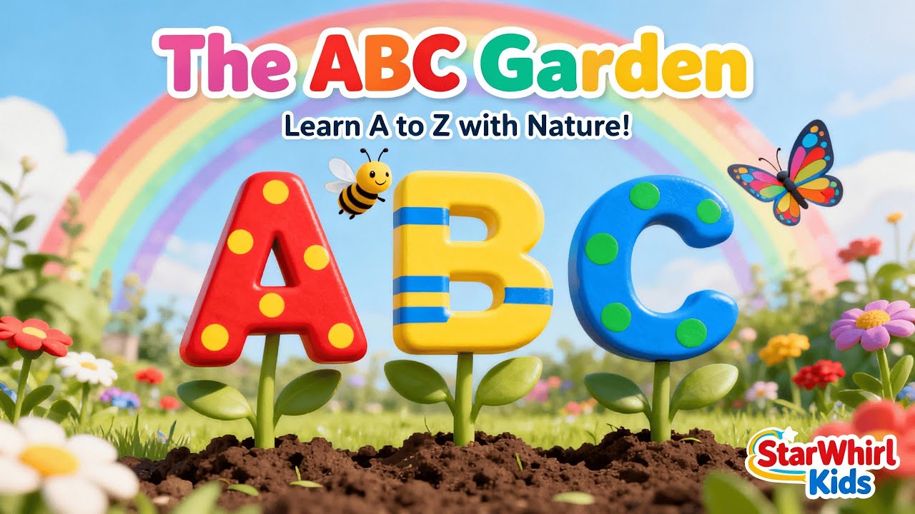 The ABC Garden | Learn Alphabet with Nature | Fun Kids Learning Song ...