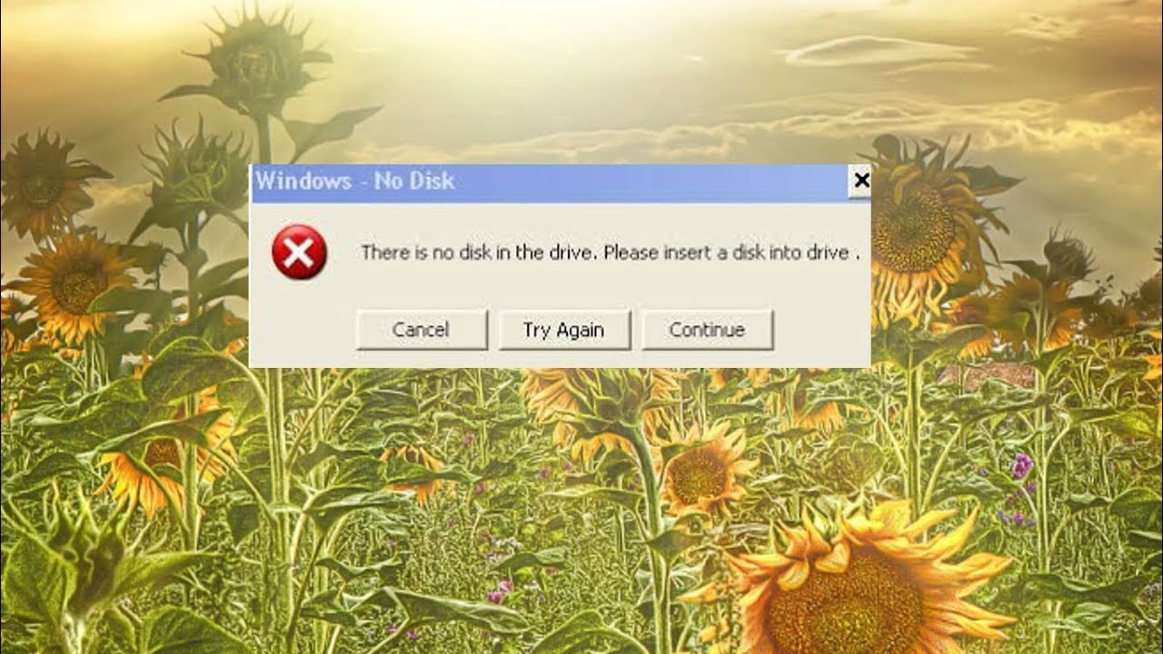 How To Remove and Fix "There is no disk in drive" error Message in ...