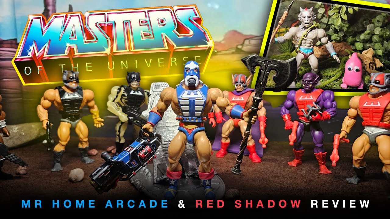 Motu Origins Red Shadow / Mr Home Arcade REVIEW!! I FINALLY GOT A ...