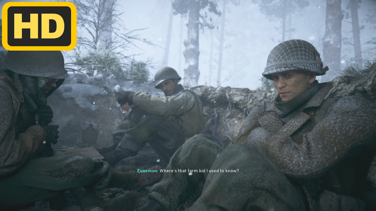 Battle of the Bulge - Ardennes Forest - Call of Duty: World War 2 [4K ...