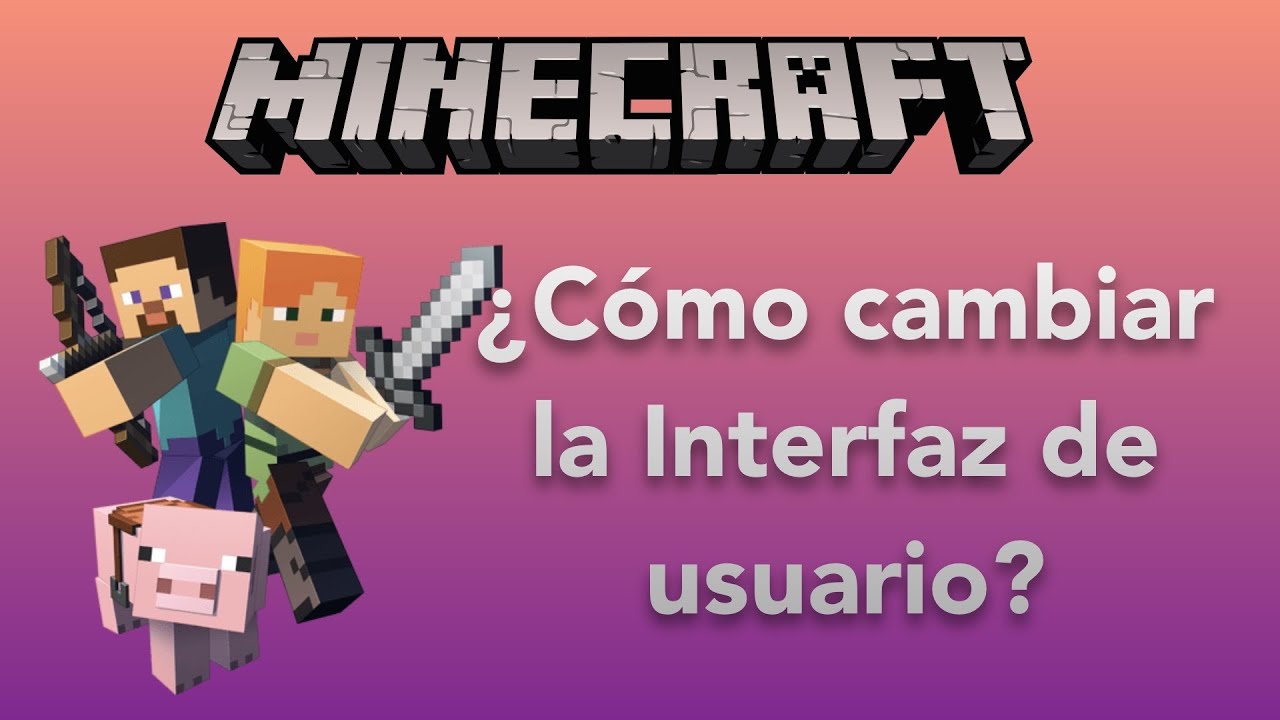 ¿COMO CAMBIAR LA INTERFAZ DE USUARIO DE MINECRAFT PE? - YouTube