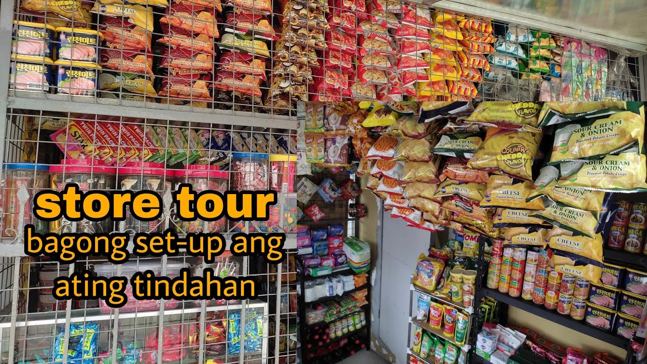 TOUR SA BAGONG SET-UP NATING TINDAHAN || MINI SARI-SARI STORE TOUR # ...