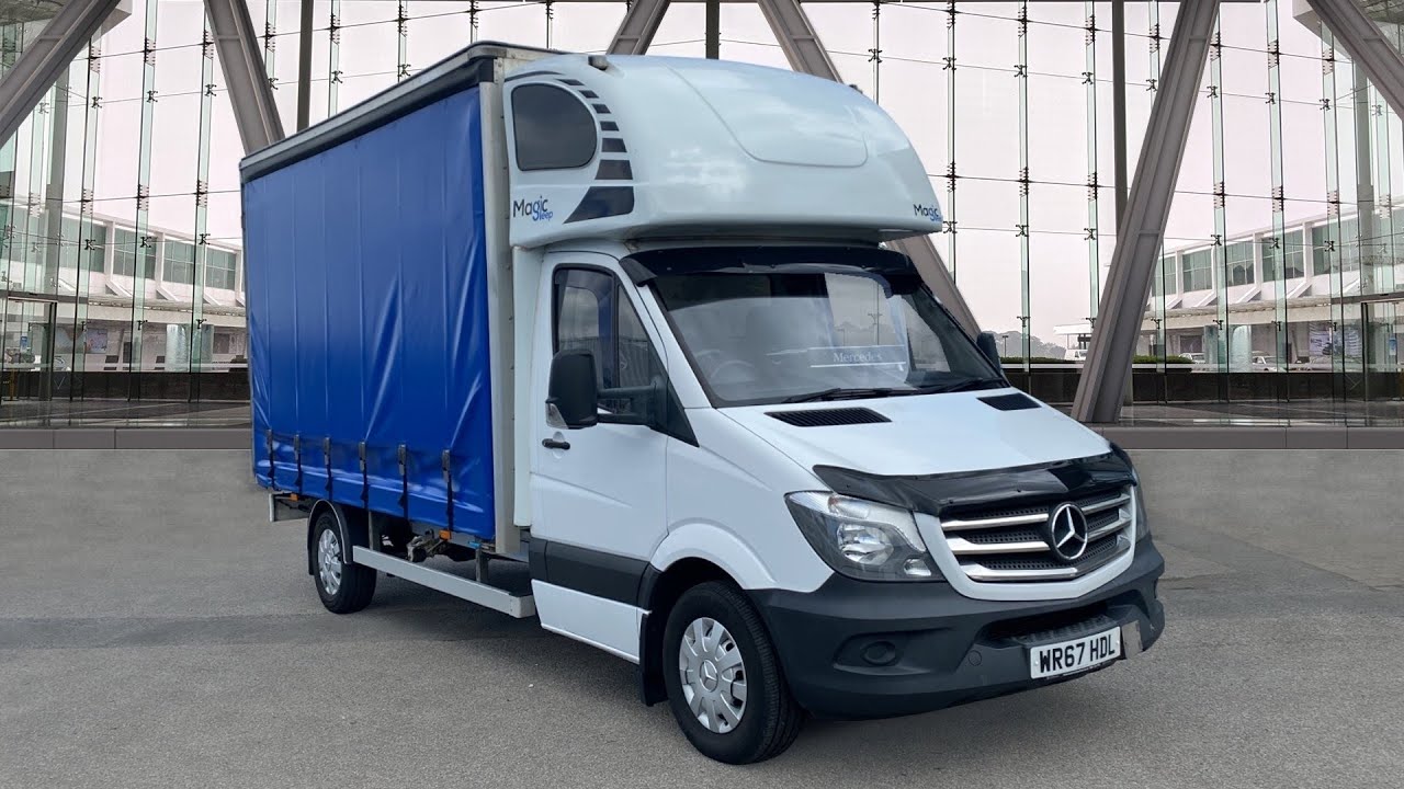 WR67DHL - Mercedes-Benz Sprinter 2.1 314 CDI RWD L3 Curtain side with ...