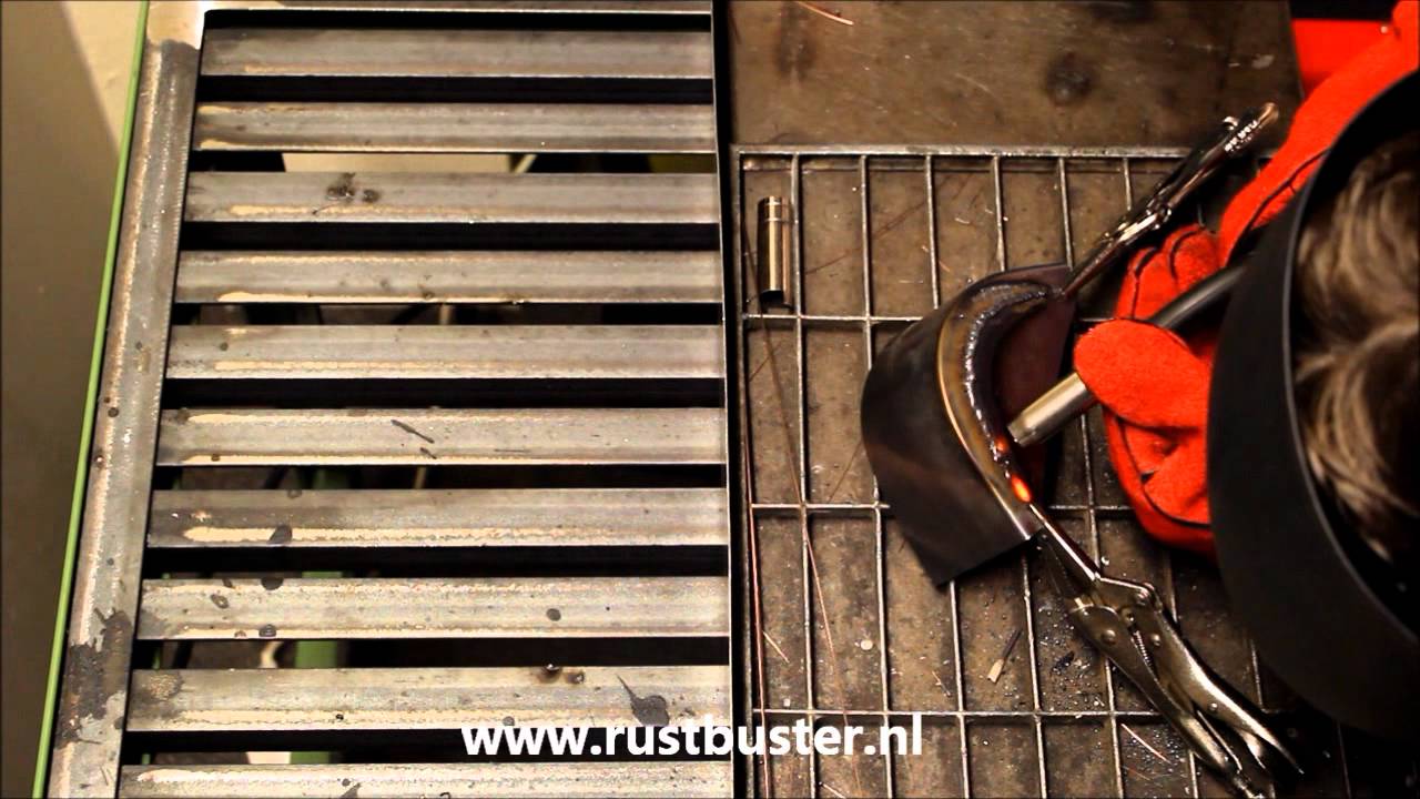 MIG/MAG lassen autoplaat (stompe las) - YouTube
