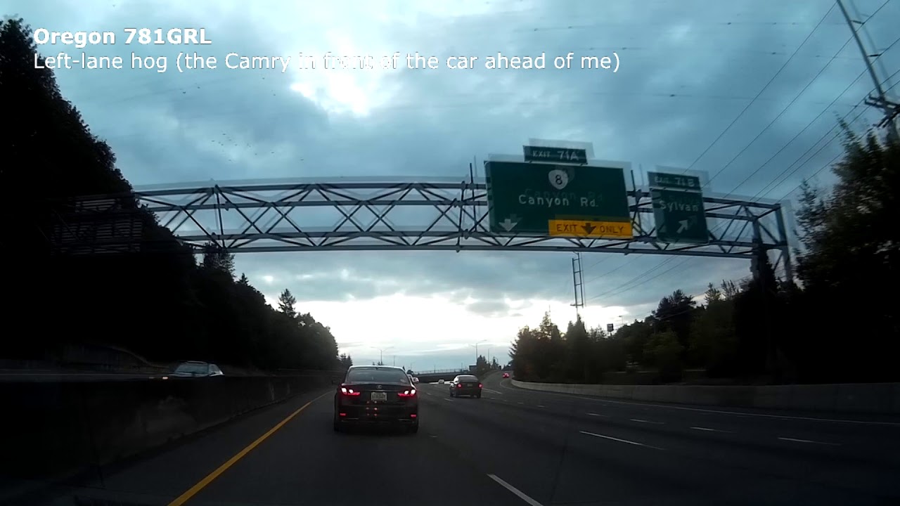 Left-Lane Hog Compilation - YouTube