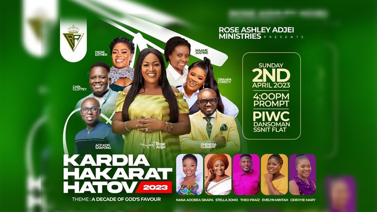 Kardia Hakarat Hatov 2023 by Rose Adjei {Live} - YouTube Music