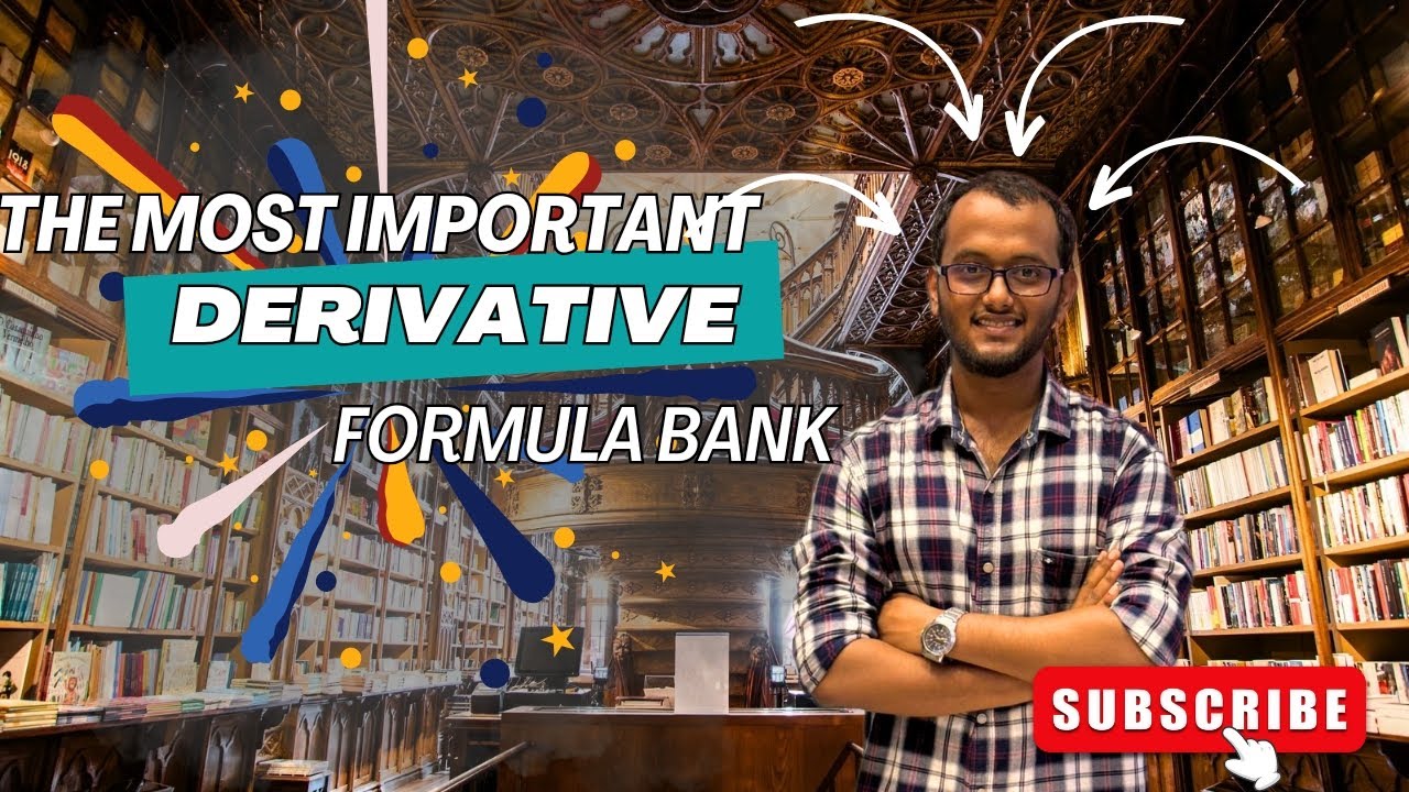The most important Derivative Formula bank - YouTube