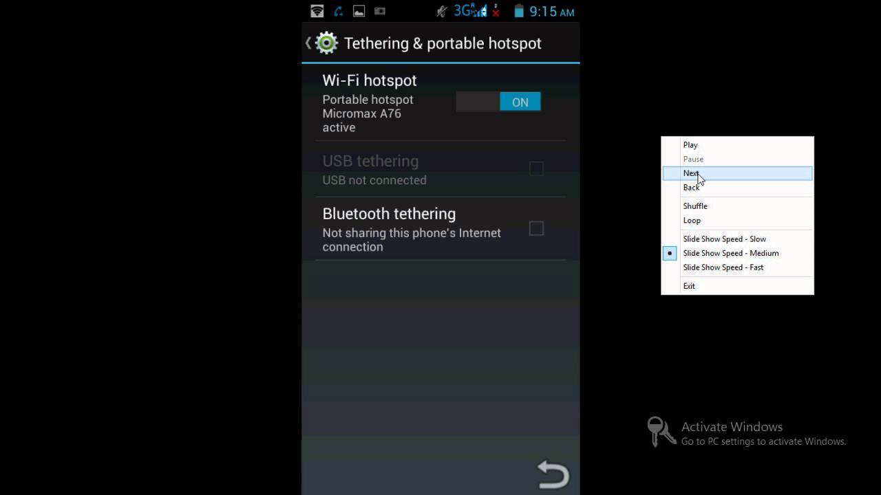 how to convert your android phone in to wifi router or mobile hotspot ...