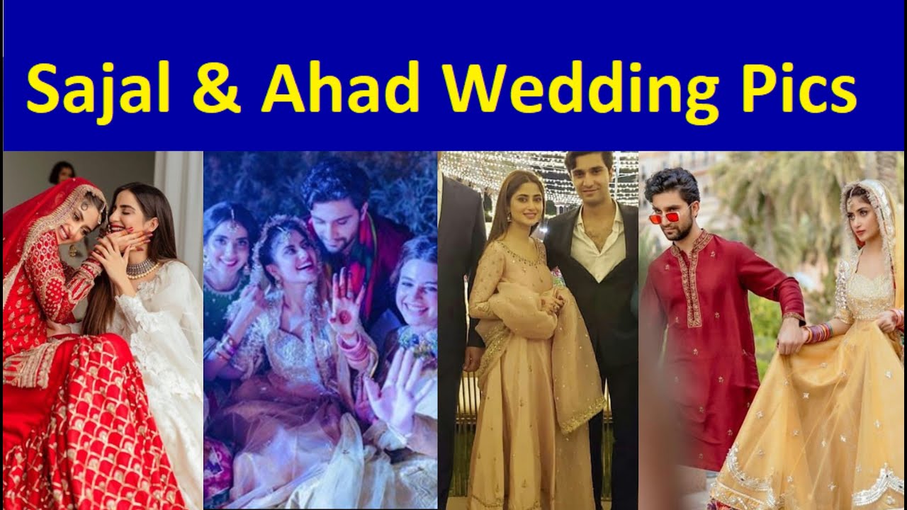 Sajal Ali And Ahad Latest Nikkah pics | Sajal and Ahad complete Wedding ...