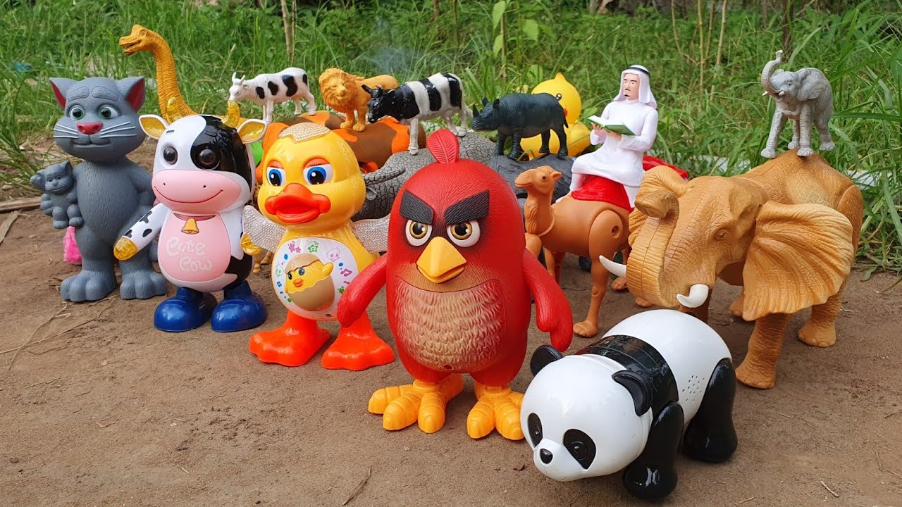 Mencari Mainan Sapi Sapi Lucu Bebek Angsa Gajah Panda Kucing Sapi Joget ...