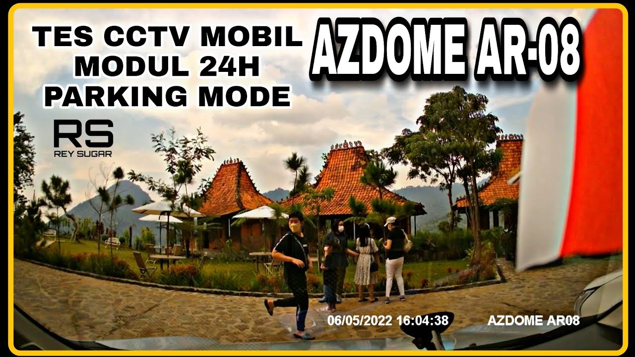 TIME LAPSE MODE VIDEO 24H STAND BY DVR AZDOME AR08 ,BISA REKAM SAAT ...
