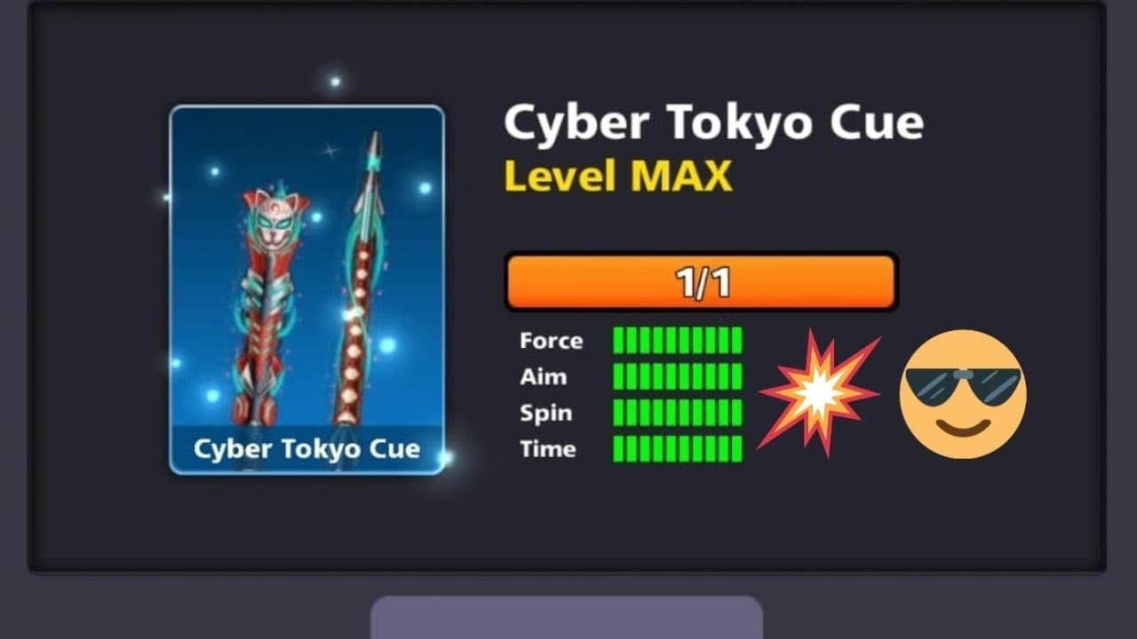 Epic Game With Maxed Cyber Tokyo Cue-8 ball pool trickshots - YouTube