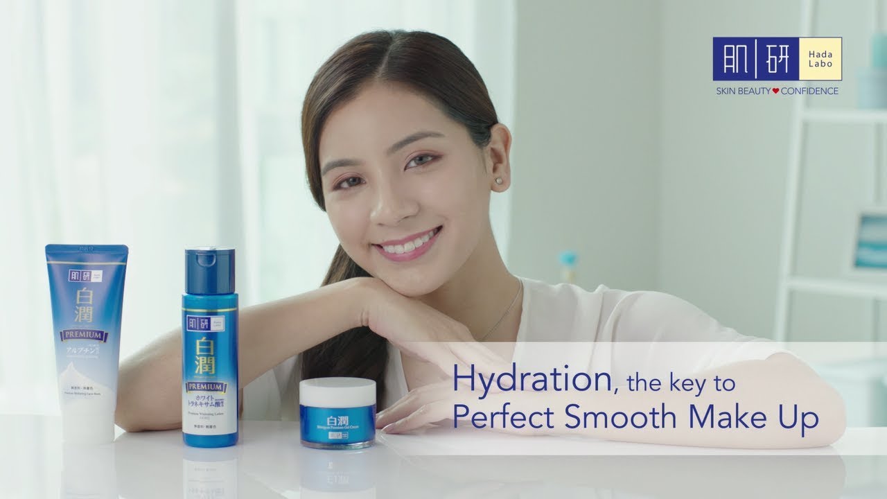 Hada Labo - The Key To Perfect Smooth Make Up - YouTube