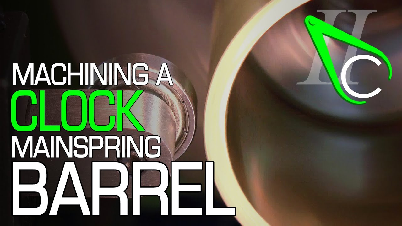 Machining A Clock Mainspring Barrel - YouTube