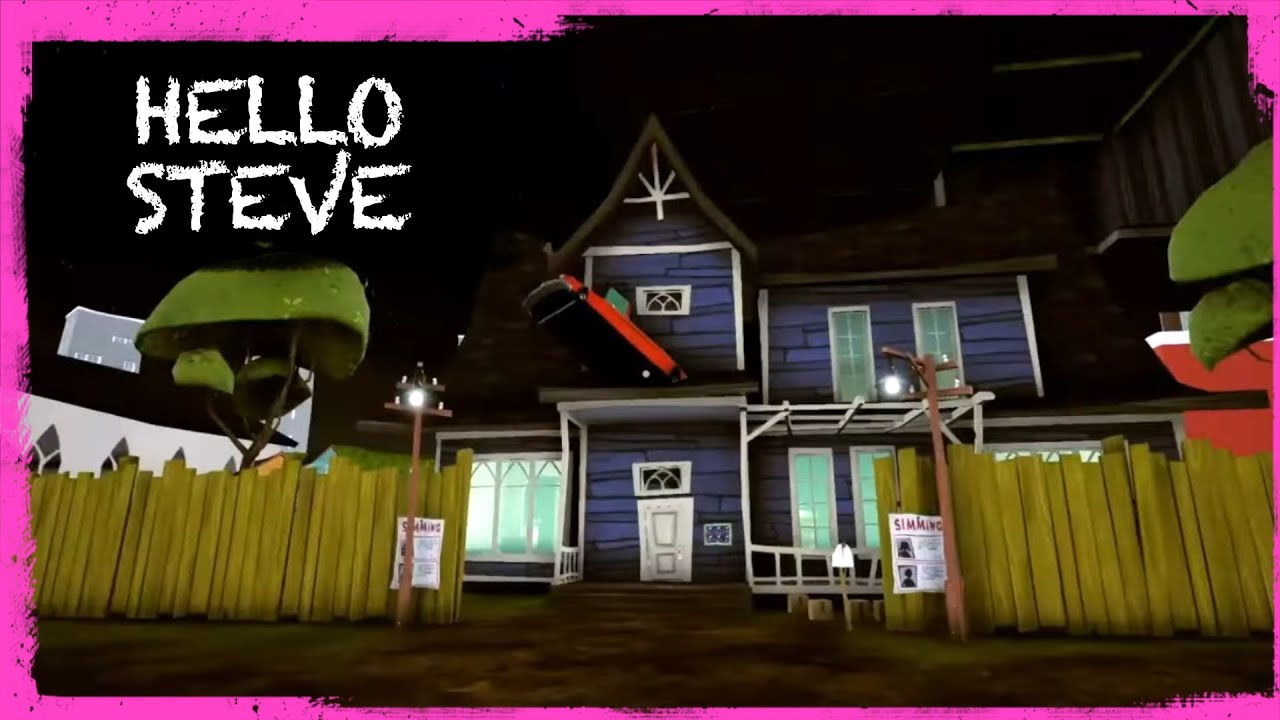 HELLO NEIGHBOR MOD: HELLO STEVE [ACT 1] - A NEIGHBOR’S CAR CRASHED ...