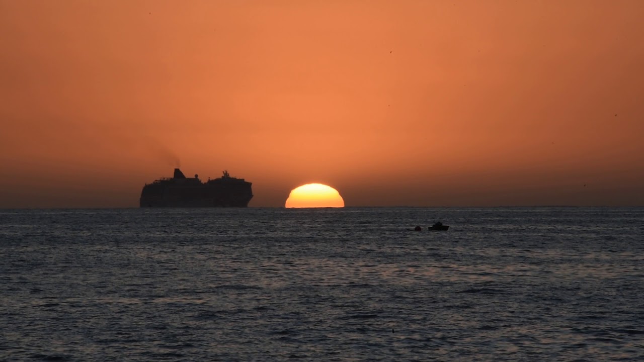 Recording a green flash sunset from Kona, Big Island, Hawaii - YouTube