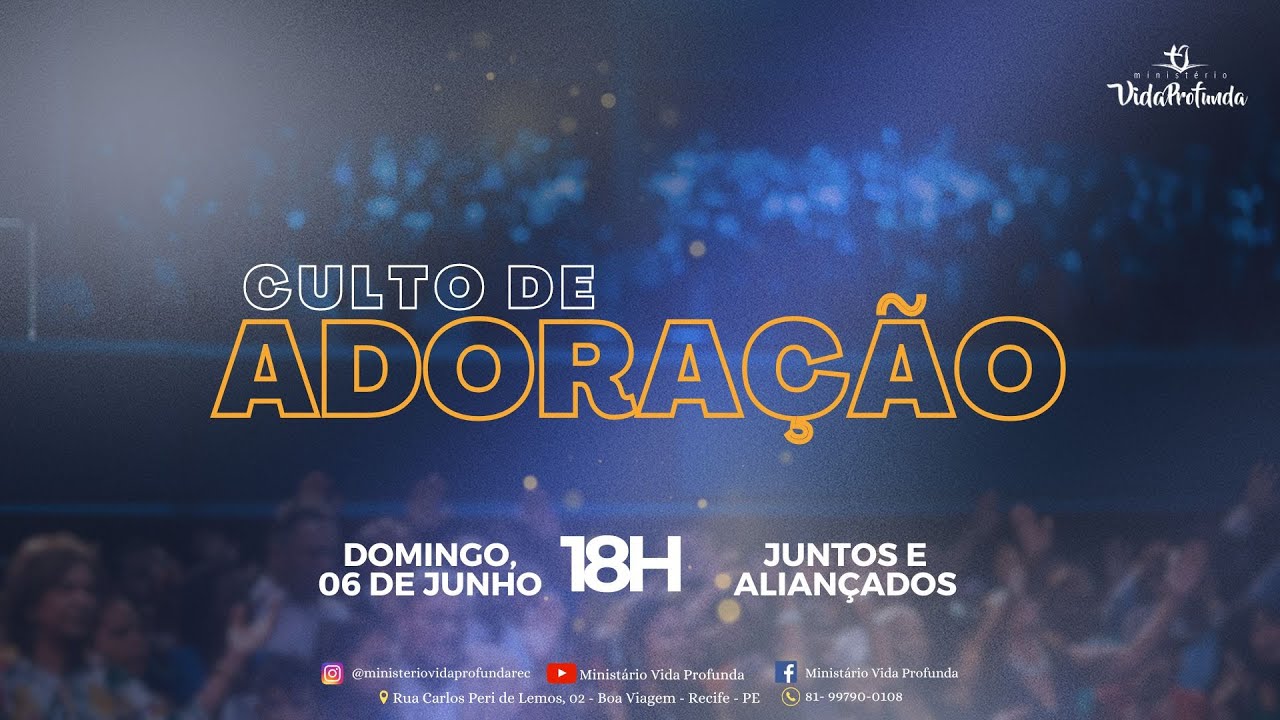 CULTO DE ADORAÇÃO 🔴 | Pastor Valério Rodrigues | 09/06/2024 - YouTube